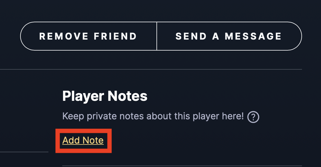 Player notes – Replay Poker