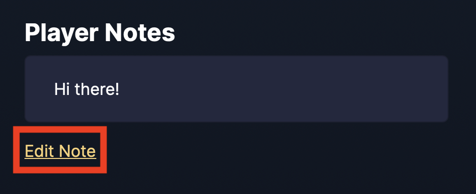 Player notes – Replay Poker